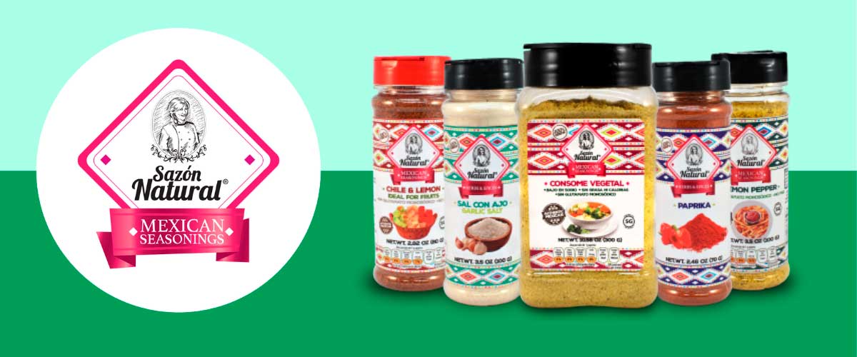 Te presentamos los nuevos sazonadores de Sazón Natural